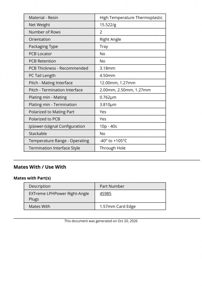 MOLEX 459841181 product document page 3