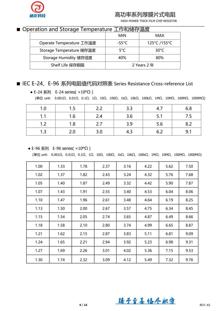 CHANGLONG datasheet page 9