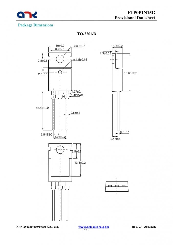 FTP0P1N15G datasheet page 7