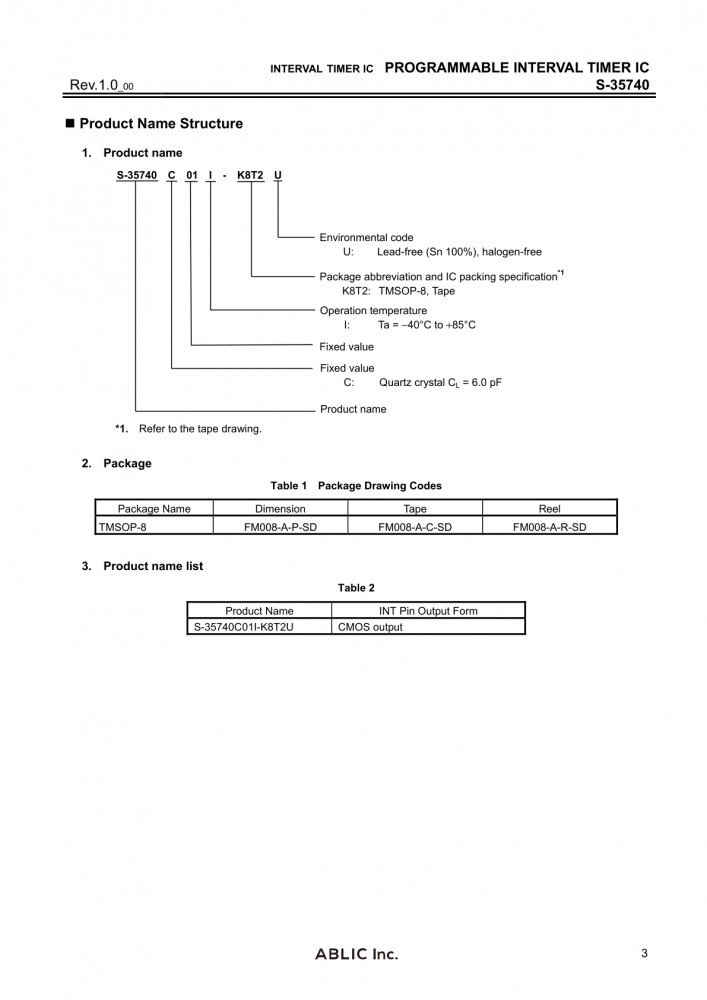 S-35740 datasheet page 3