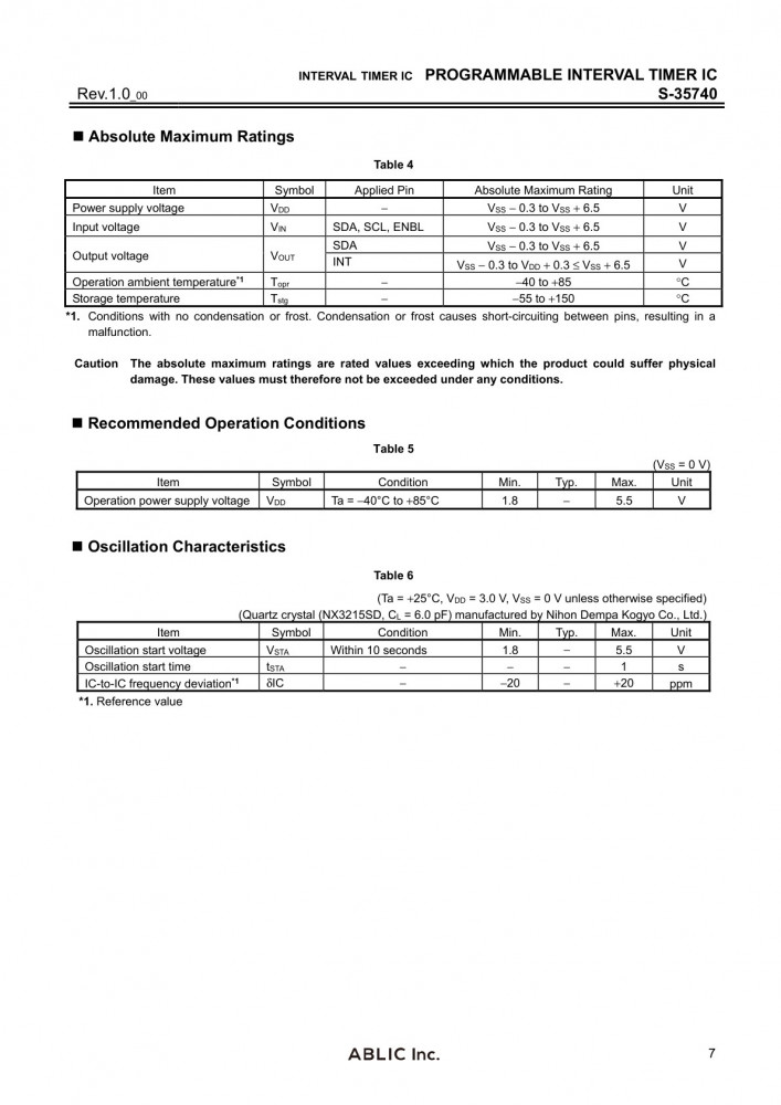 S-35740 datasheet page 7