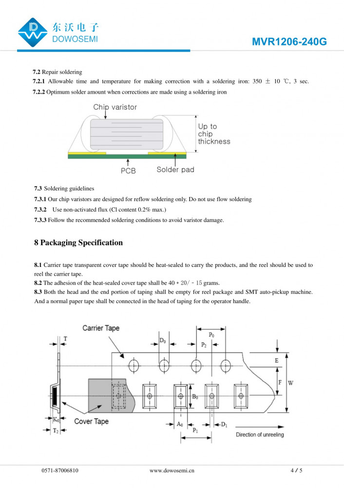 MVR1206-240G datasheet page 4