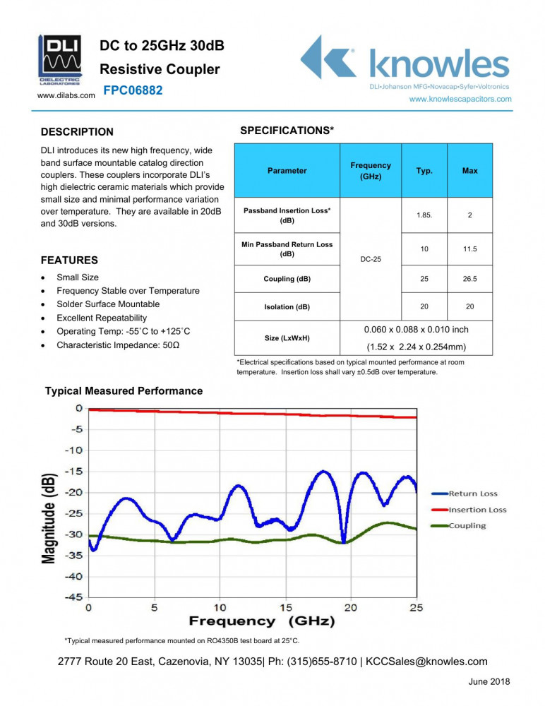 FPC06882 technical documentation page 1