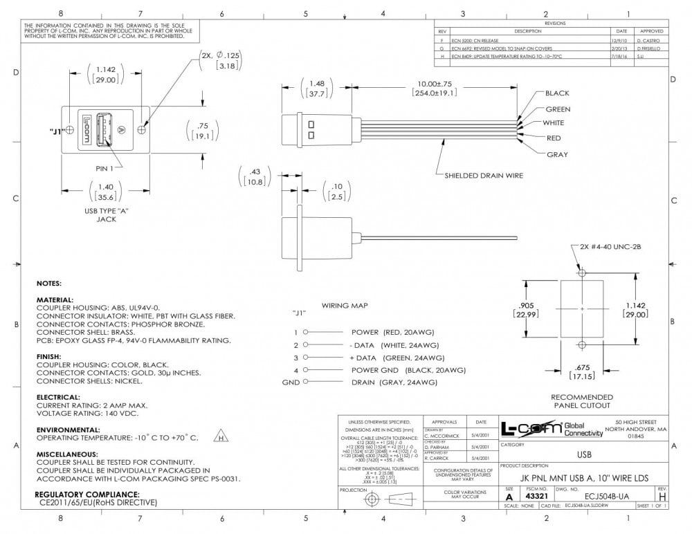 ECJ504B-UA technical document preview