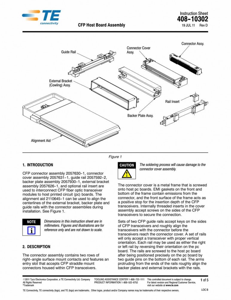 CFP connector system instruction page 1