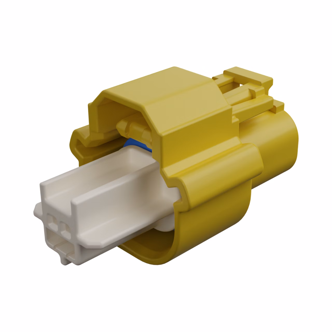Squba Sealed Receptacle Assembly, 1.80mm Pitch, Single Row, 2 Circuits, Yellow for sale