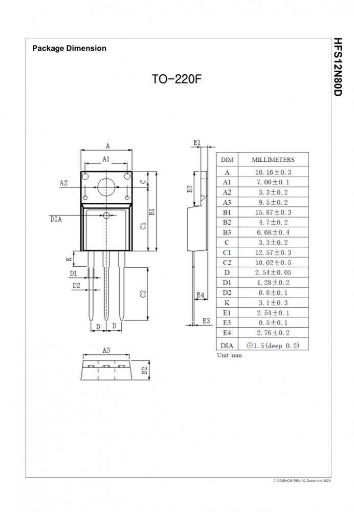 HFS12N80D datasheet page 7