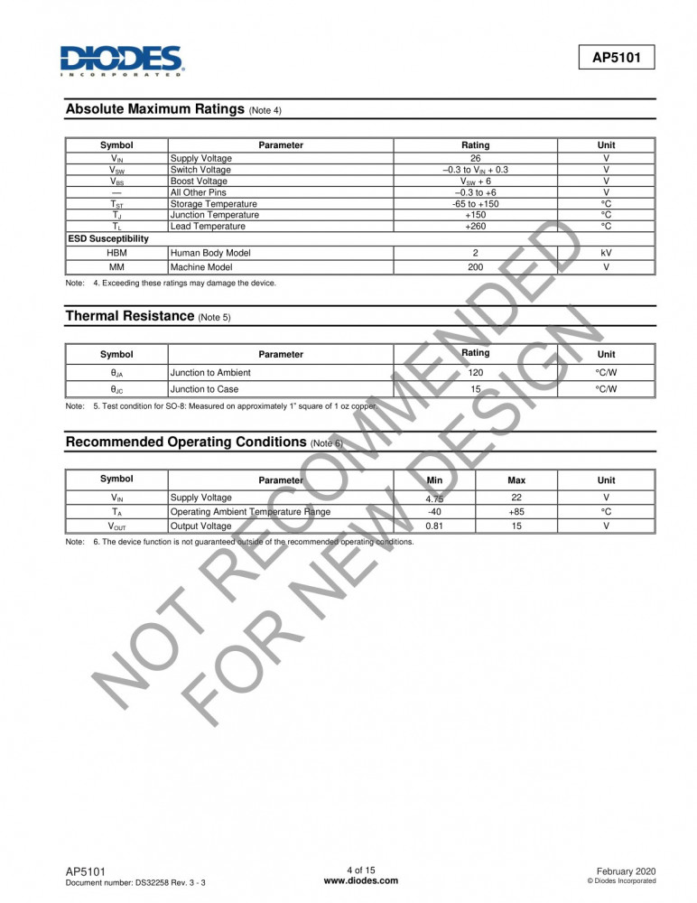 AP5101SG-13 datasheet page 4