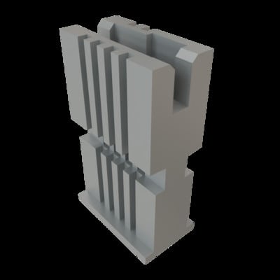 Samtec TSDF-04-S-S Rectangular Connector Housing for sale