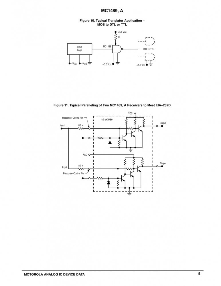MC1489 datasheet page 5