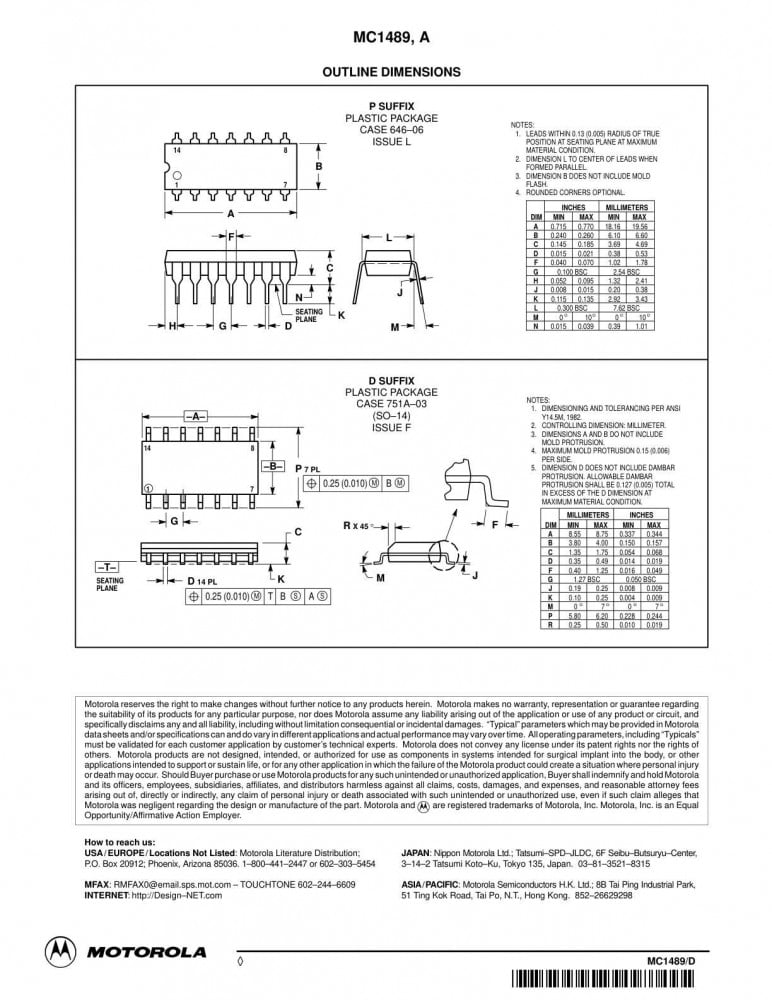 MC1489 datasheet page 6