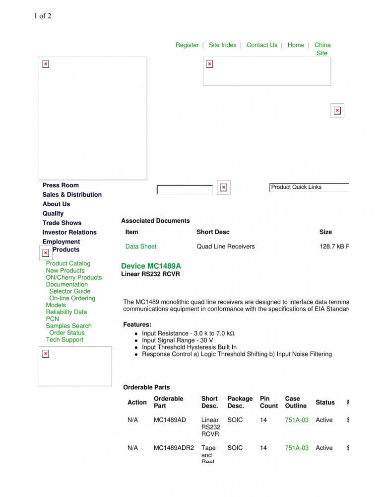 MC1489 datasheet page 7
