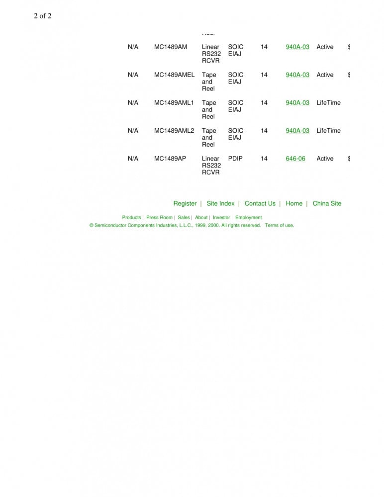 MC1489 datasheet page 8