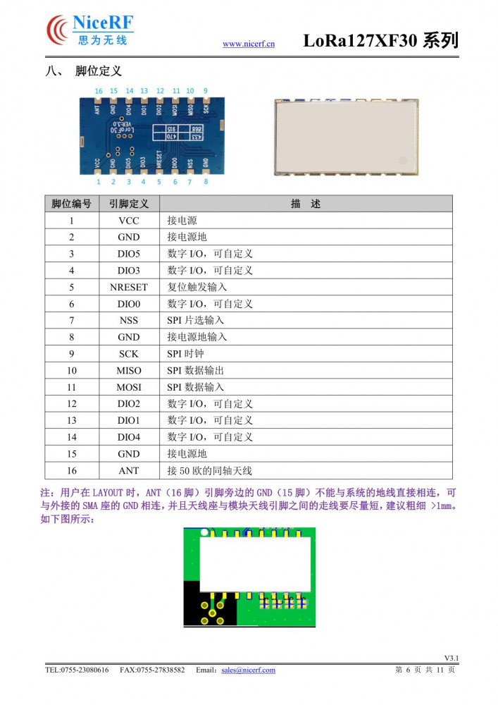 Datasheet page 6