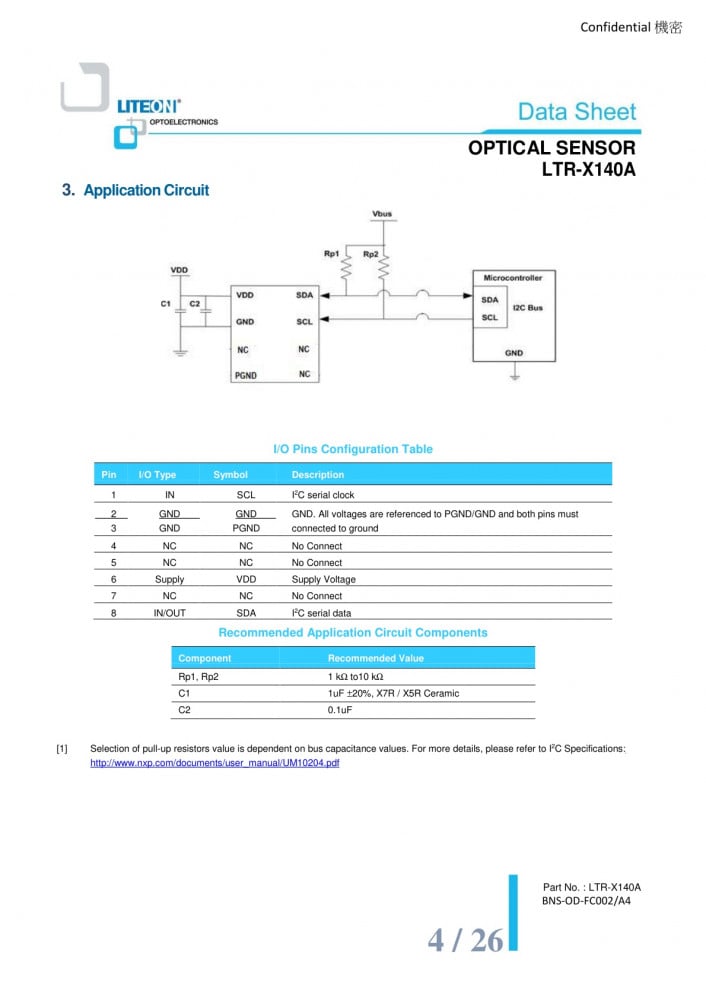 LTR-X140A datasheet page 5