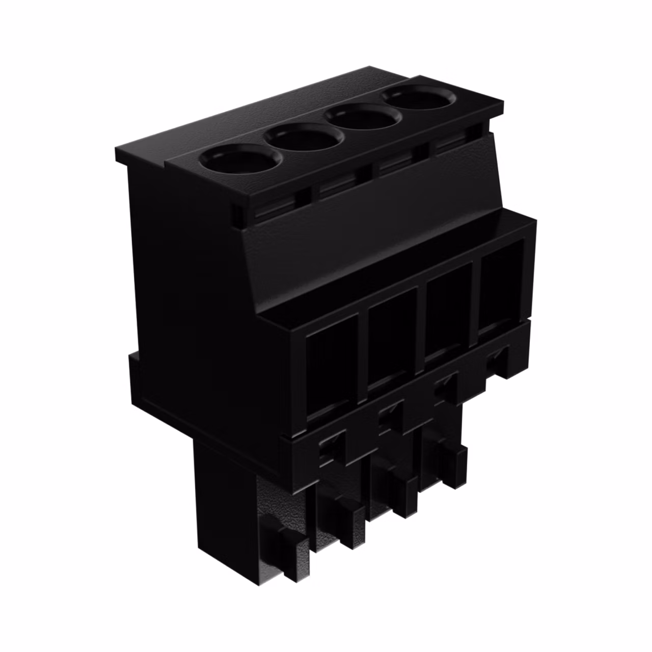 3.50mm Pitch Eurostyle Vertical Plug, Front Wire Entry, 4 Circuits for sale