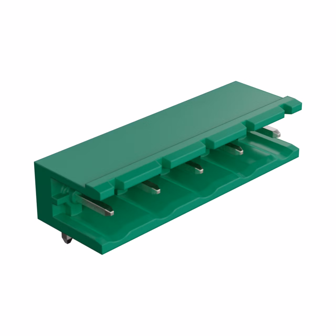 7.62mm Pitch Eurostyle Right-Angle PCB Header, Open Ends, 5 Circuits for sale