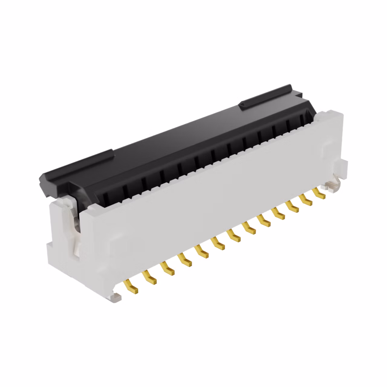 Easy-On FFC/FPC Connector, 0.50mm Pitch, V-Flip Series, Vertical, 4.05mm  Height, 25 Circuits, Copper Alloy, 125°C Operating Temperature, Gold Plating for sale