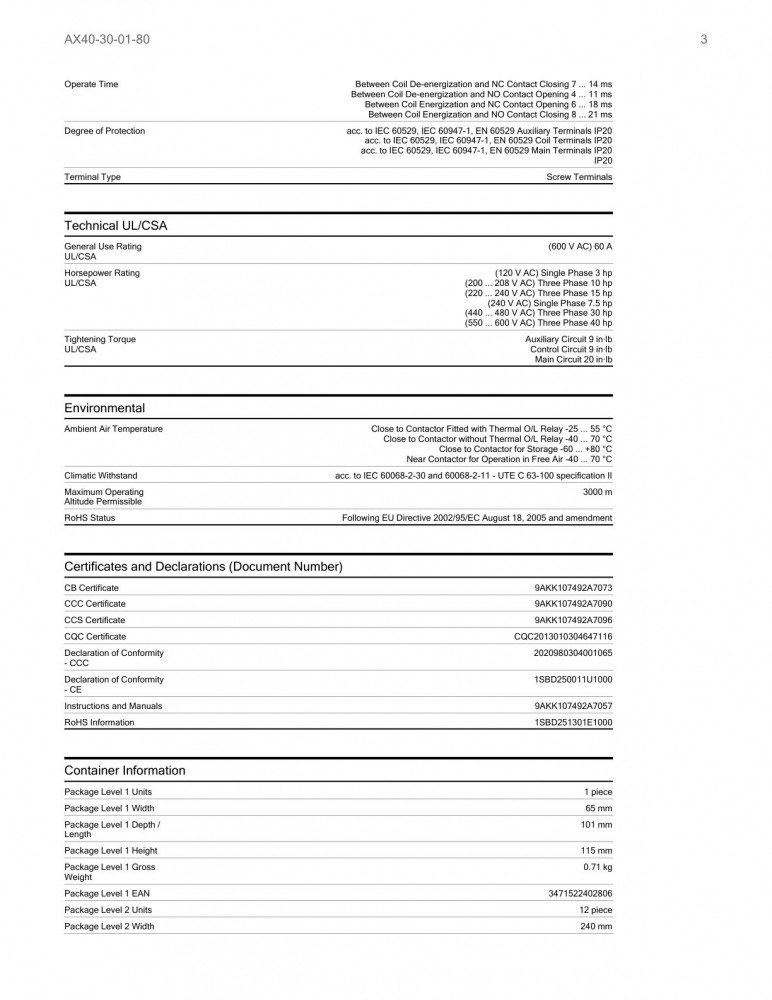 ABB AX40-30-01-80 technical document page 3