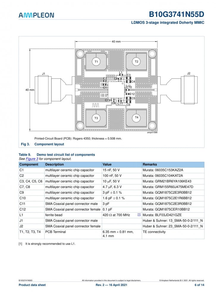 B10G3741N55DZ datasheet page 6