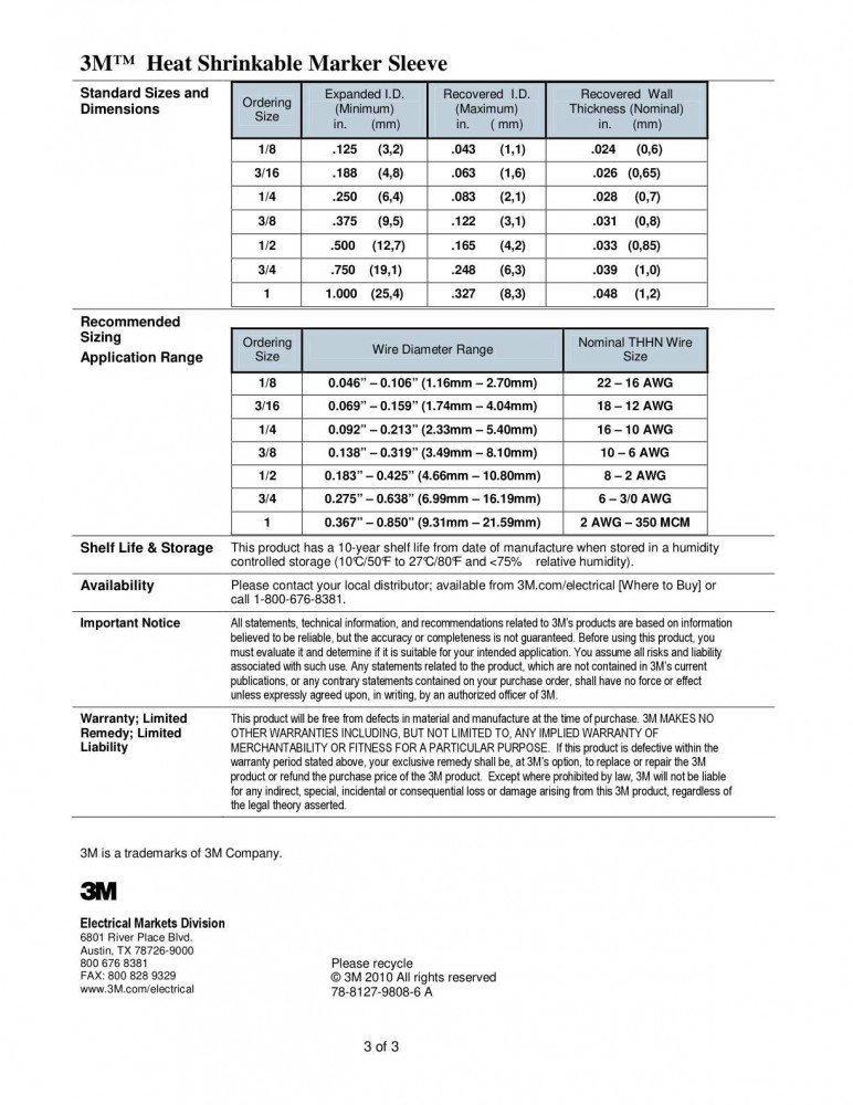 3M FP-303MS datasheet page 3