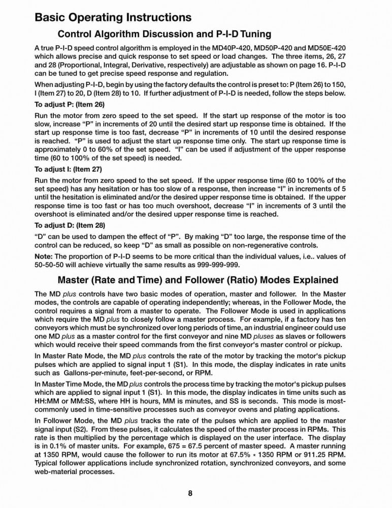 DART MD50E manual page 10