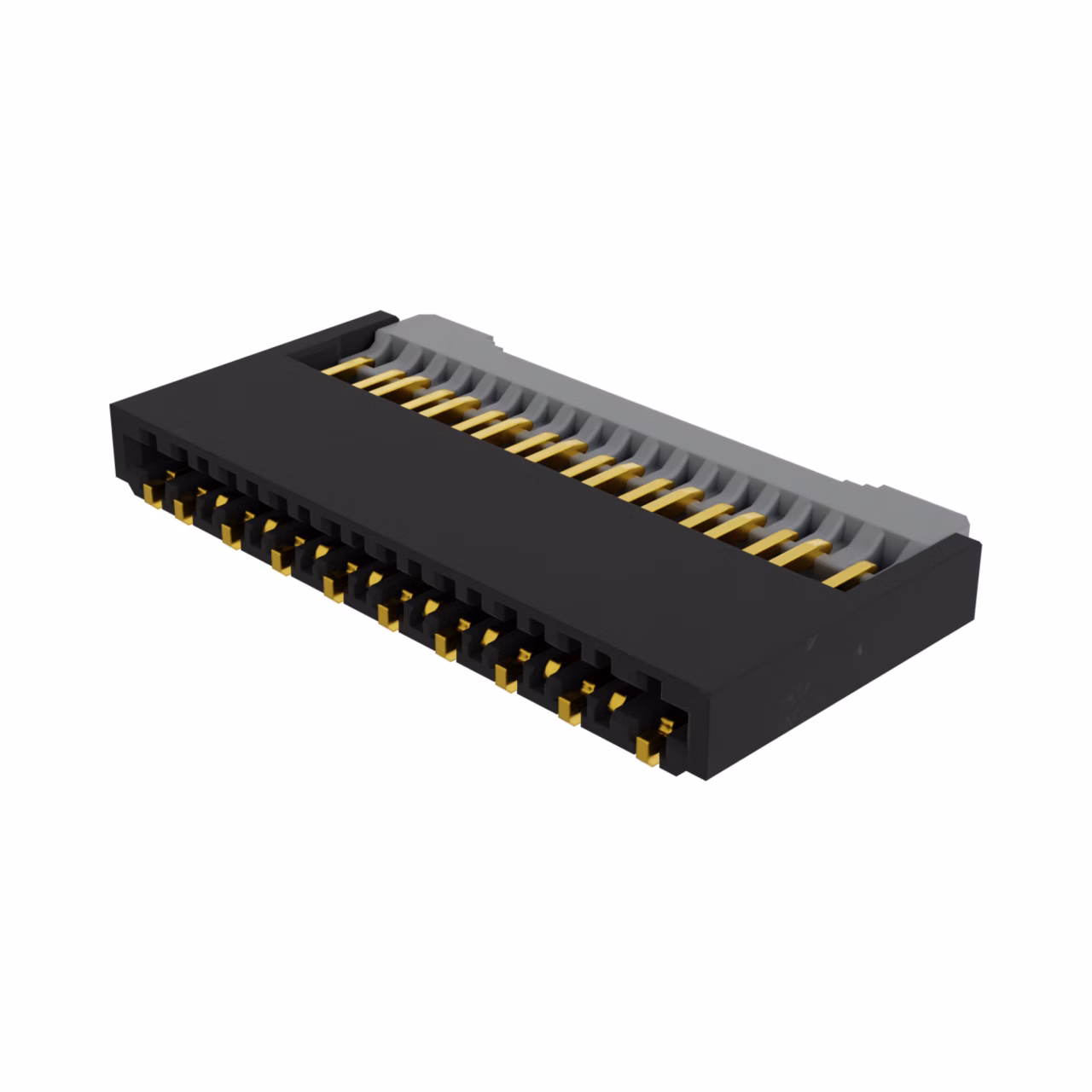 Easy-On Back Flip FPC Connector with Lock Terminal, 0.30mm Pitch, LA75 Series, Right-Angle, Surface Mount, Dual Contact Style, 0.75mm Height, 16 Circuits for sale