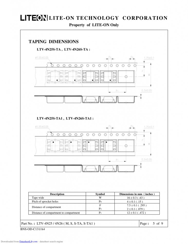 LTV-4N25 datasheet page 5