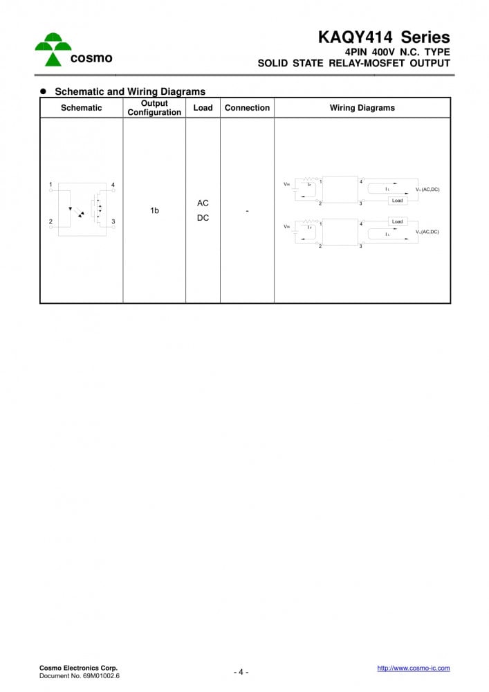 KAQY414 datasheet page 4