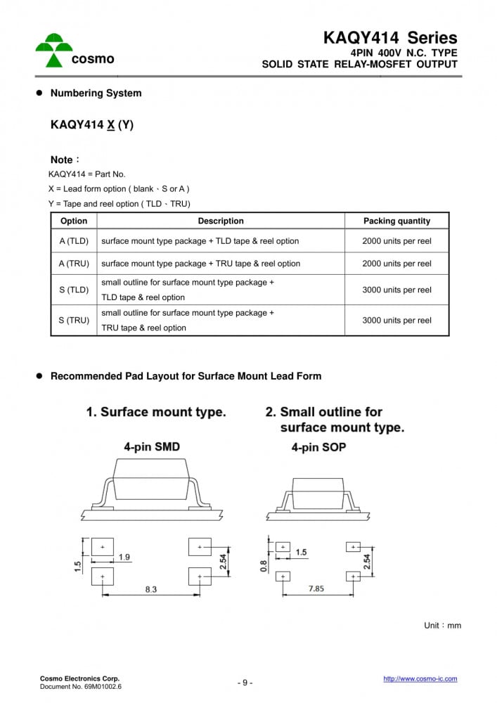 KAQY414 datasheet page 9