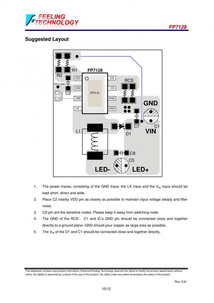 FP7128XR-G1 datasheet page 10