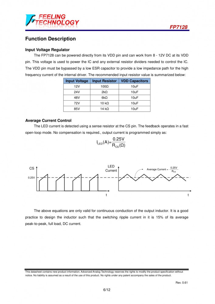 FP7128XR-G1 datasheet page 6