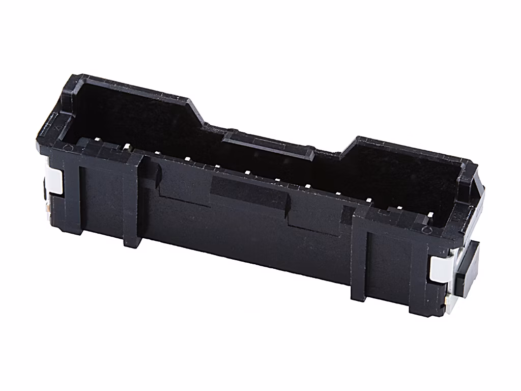 2.00mm Pitch, Micro-Lock Plus PCB Header, Single Row, Vertical, Surface Mount, 0.76µm Gold Plating, Positive Lock, 12 Circuits, Low-Halogen, Black