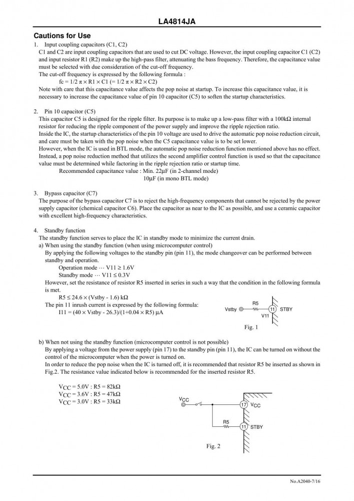 LA4814JA-AE datasheet page 7