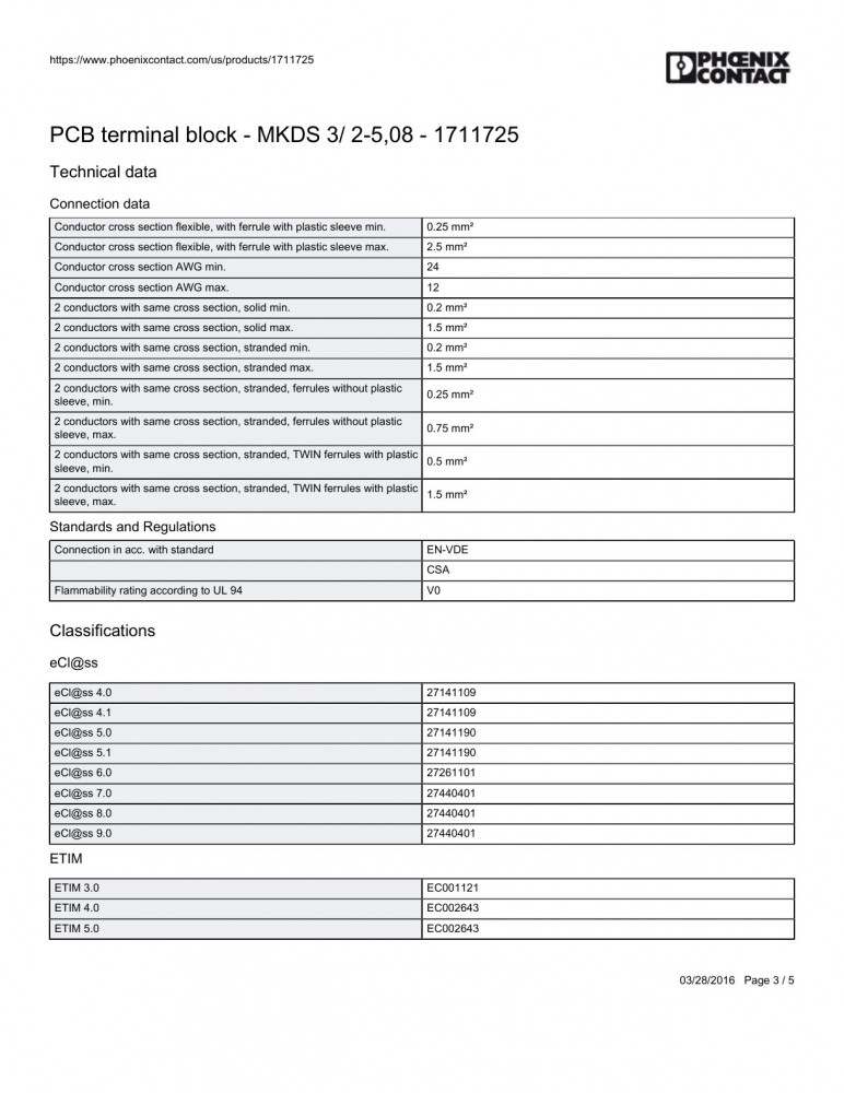 Phoenix Contact 1711725 technical document page 3