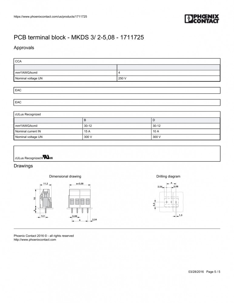 Phoenix Contact 1711725 technical document page 5