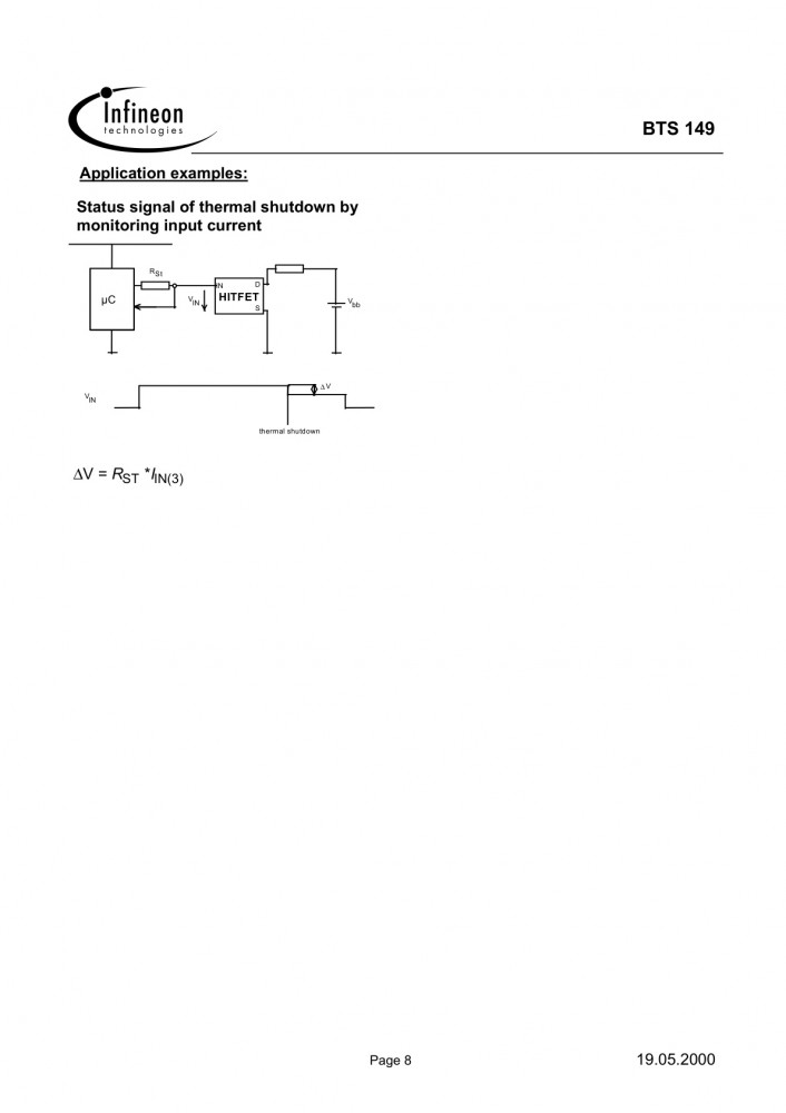 BTS149NK datasheet page 8