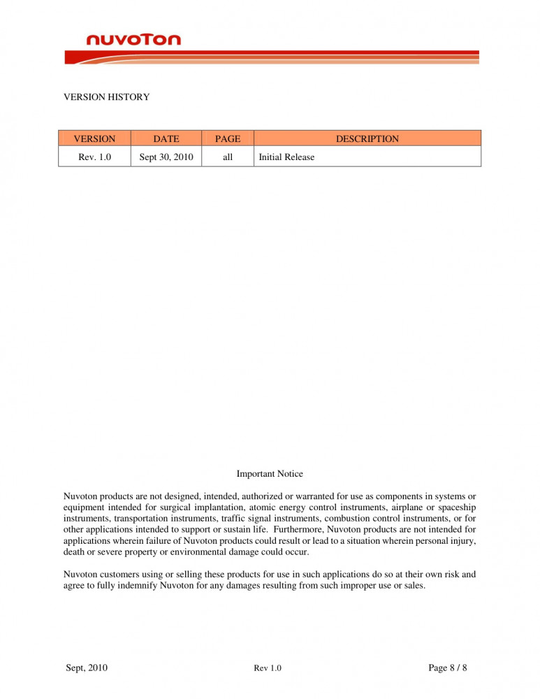 ISD-DEMO8101 manual page 8