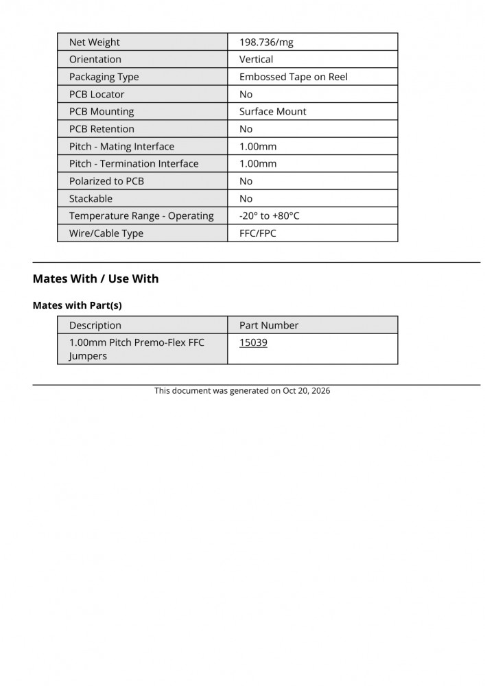 MOLEX 528080672 technical document preview, page 3