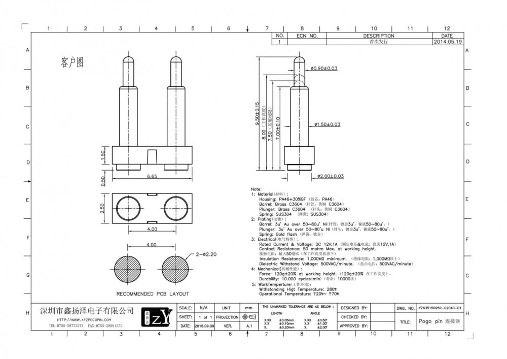 YZ63515095R-02040-01 specification page 3
