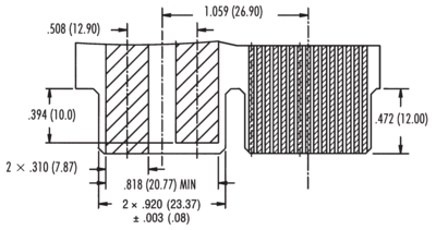 TE Connectivity 5530843-1 Edgeboard Connector
