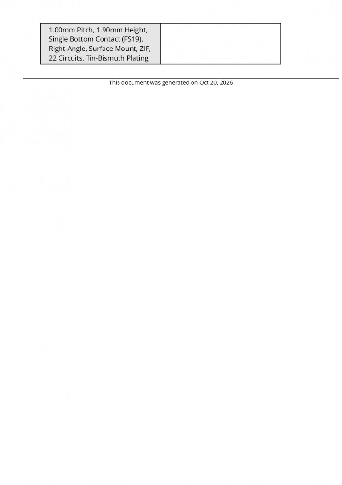Technical document image 3 for MOLEX 154670396