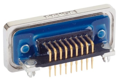 IP67 D-SUB High Density • 78-pos. • Plug • Solder pin angled .220