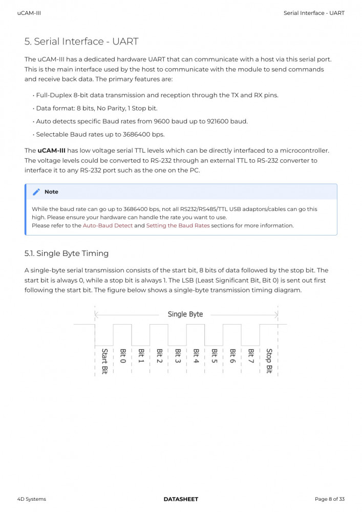 UCAM-III datasheet page 8