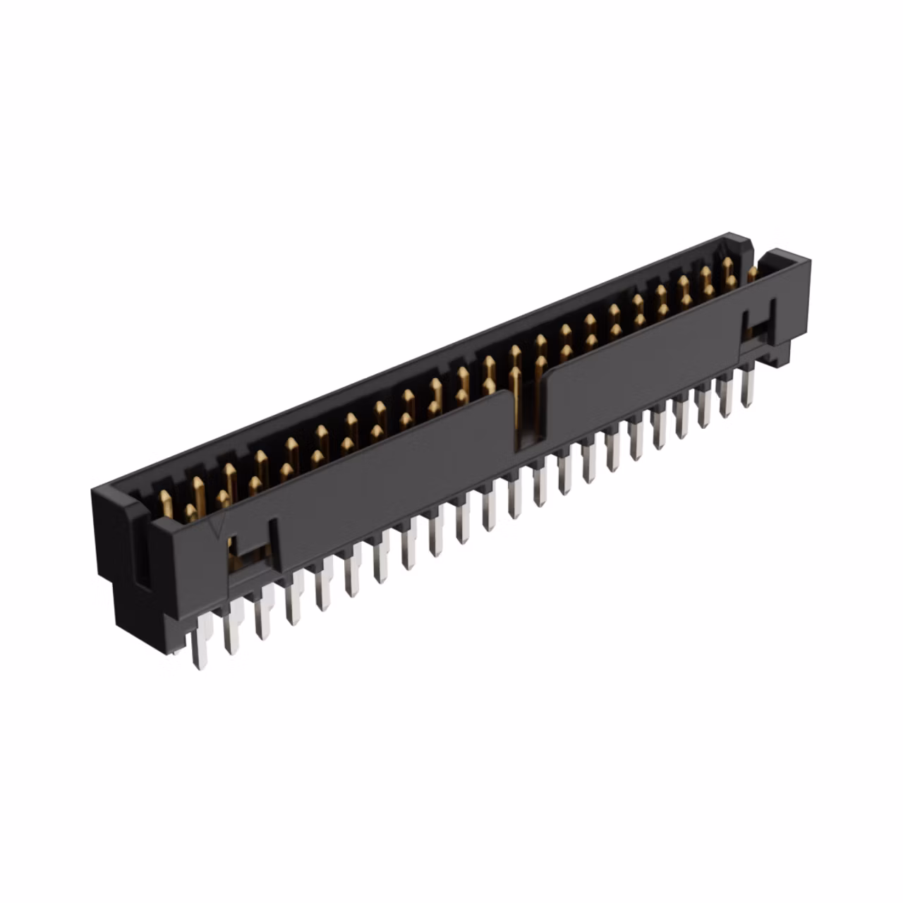 2.00mm Pitch Milli-Grid Header, Vertical, Surface Mount, Dual Row Dual Body, 32 Circuits, 0.75µm Gold (Au) Plating, 13.20mm Stacking Height, with Cap and Pegs, Tube, Lead-Free