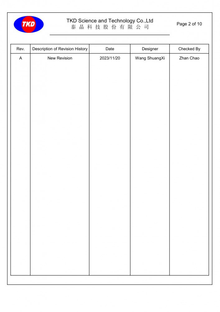 TC25D026000GECN111 specification page 2