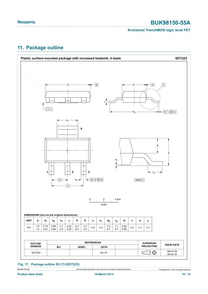BUK98150-55A/CUF datasheet page 10