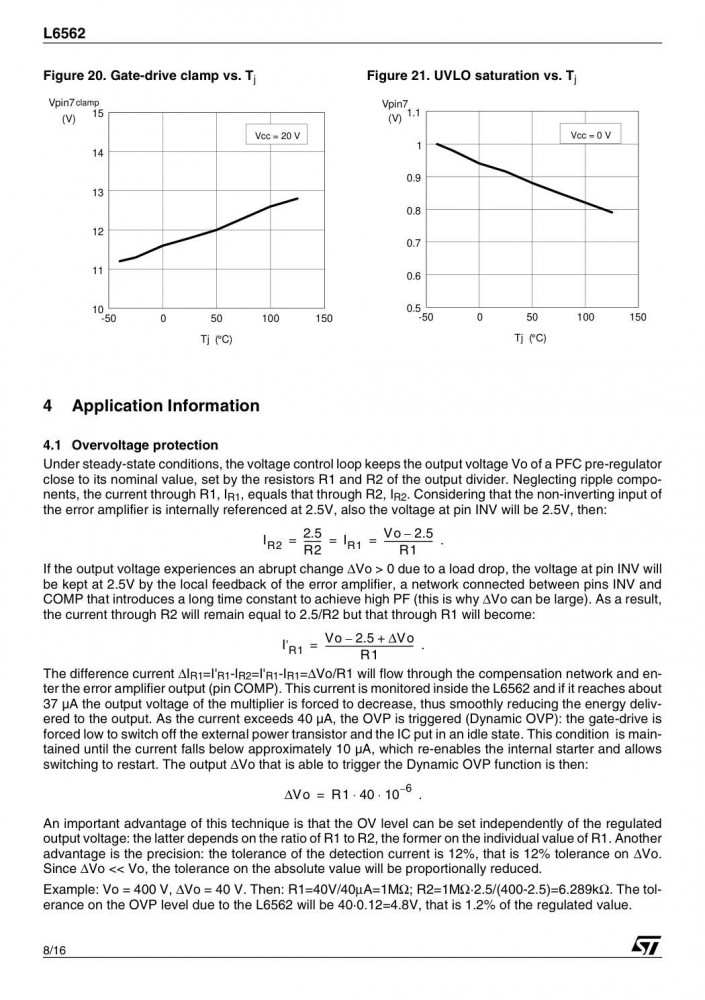 L6562D technical document page 8