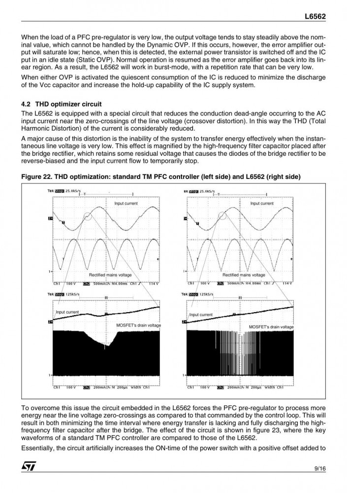 L6562D technical document page 9