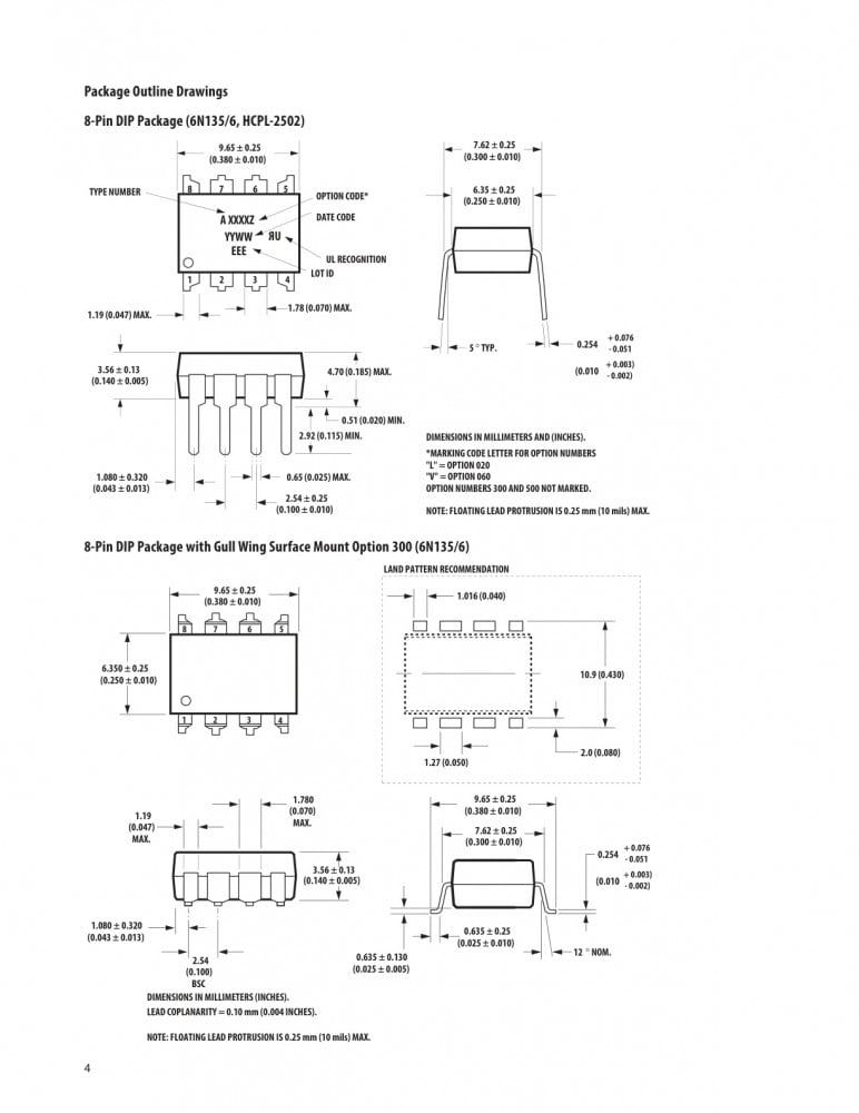 HCNW136-500E datasheet page 4